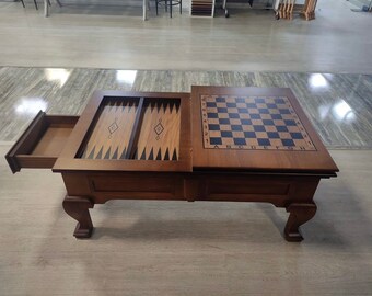 Chess and Backgammon Table - Etsy