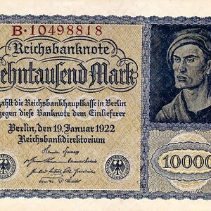 LEGENDARY VAMPIRE NOTE of Germany 1922 in Gem Crisp Uncirculated Cond ...