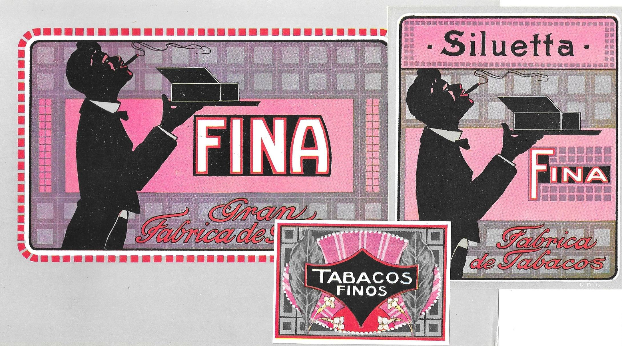 Complete Set of 3 Rare Original 1920's Cigar Labels W SUAVE BLACK MAN ...