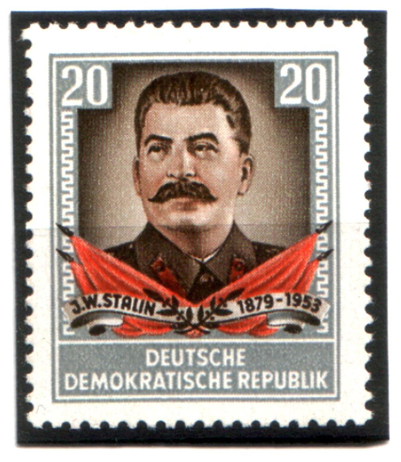 Rare Original 1953 JOSEPH STALIN STAMP From Communist East Germany ...
