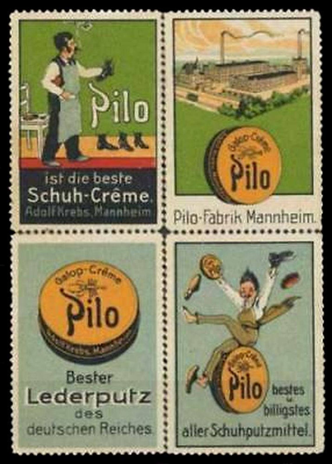 10 Different Delightful VINTAGE POSTER STAMPS Ca 1910's All Original ...