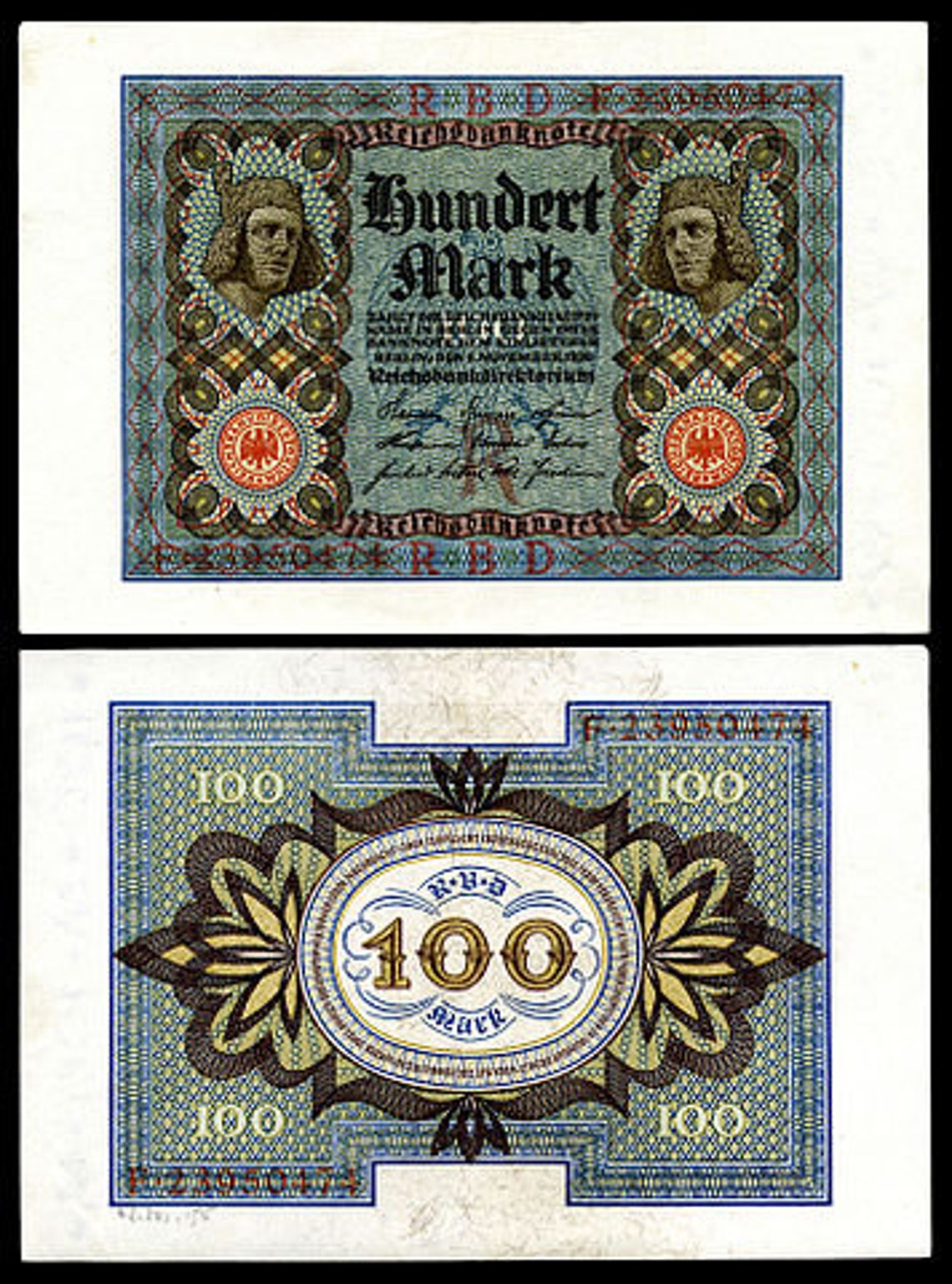 3 Diff Beautifully Engraved Century Old GERMAN CURRENCY CLASSICS in ...