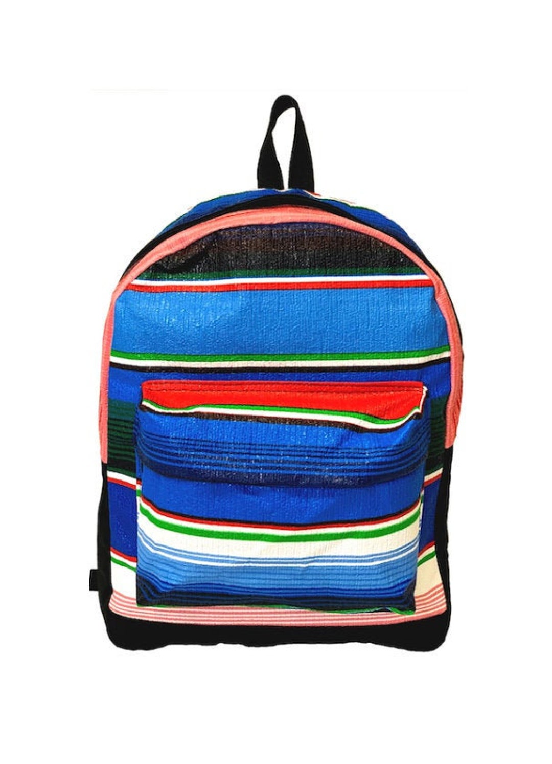 Serape Backpack Mexican Serape Bookbag Waterproof Vinyl Backpack - Etsy