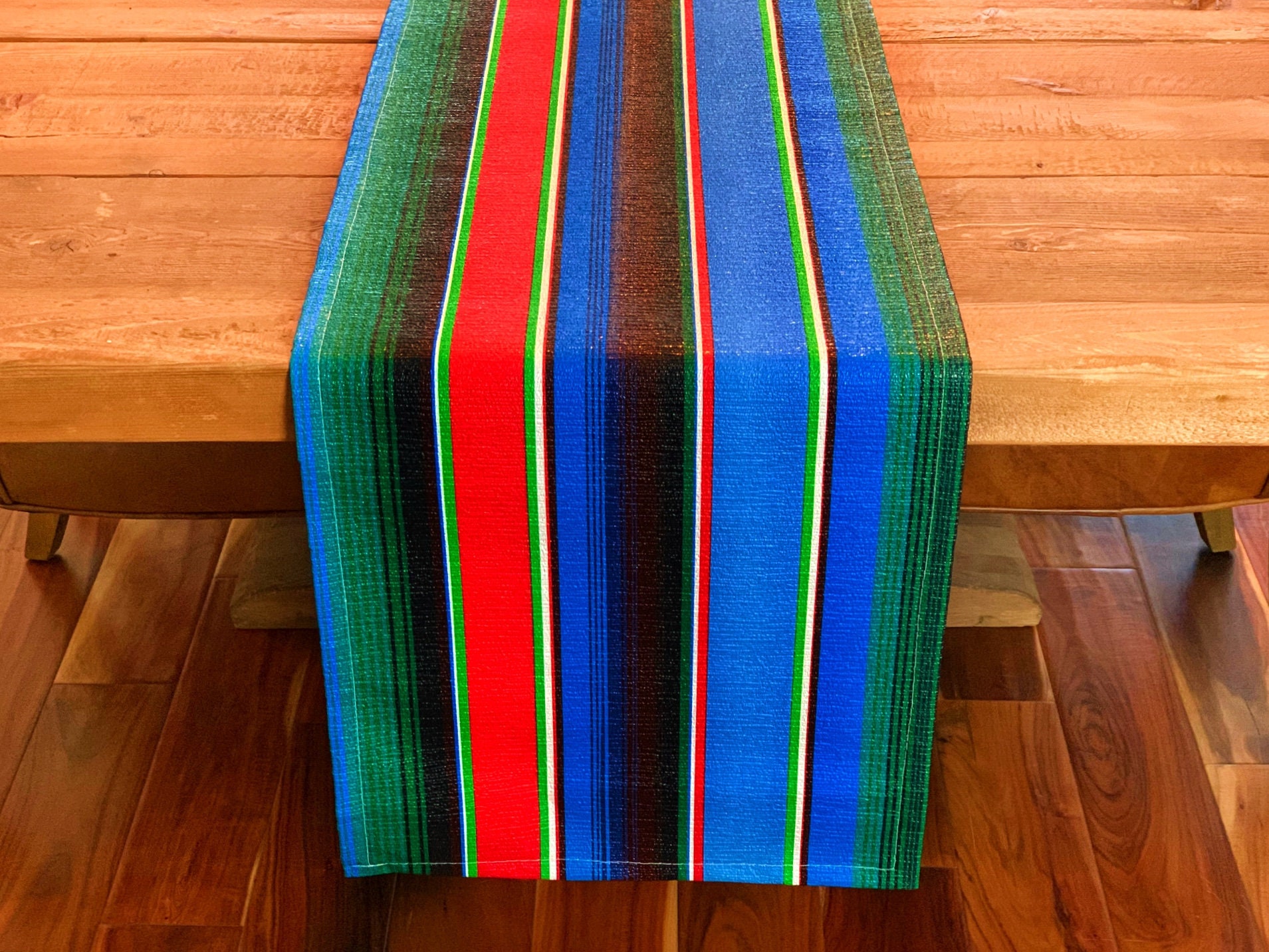 Serape Table Runner Mexican Otomi Table Runner Mexican Vinyl - Etsy