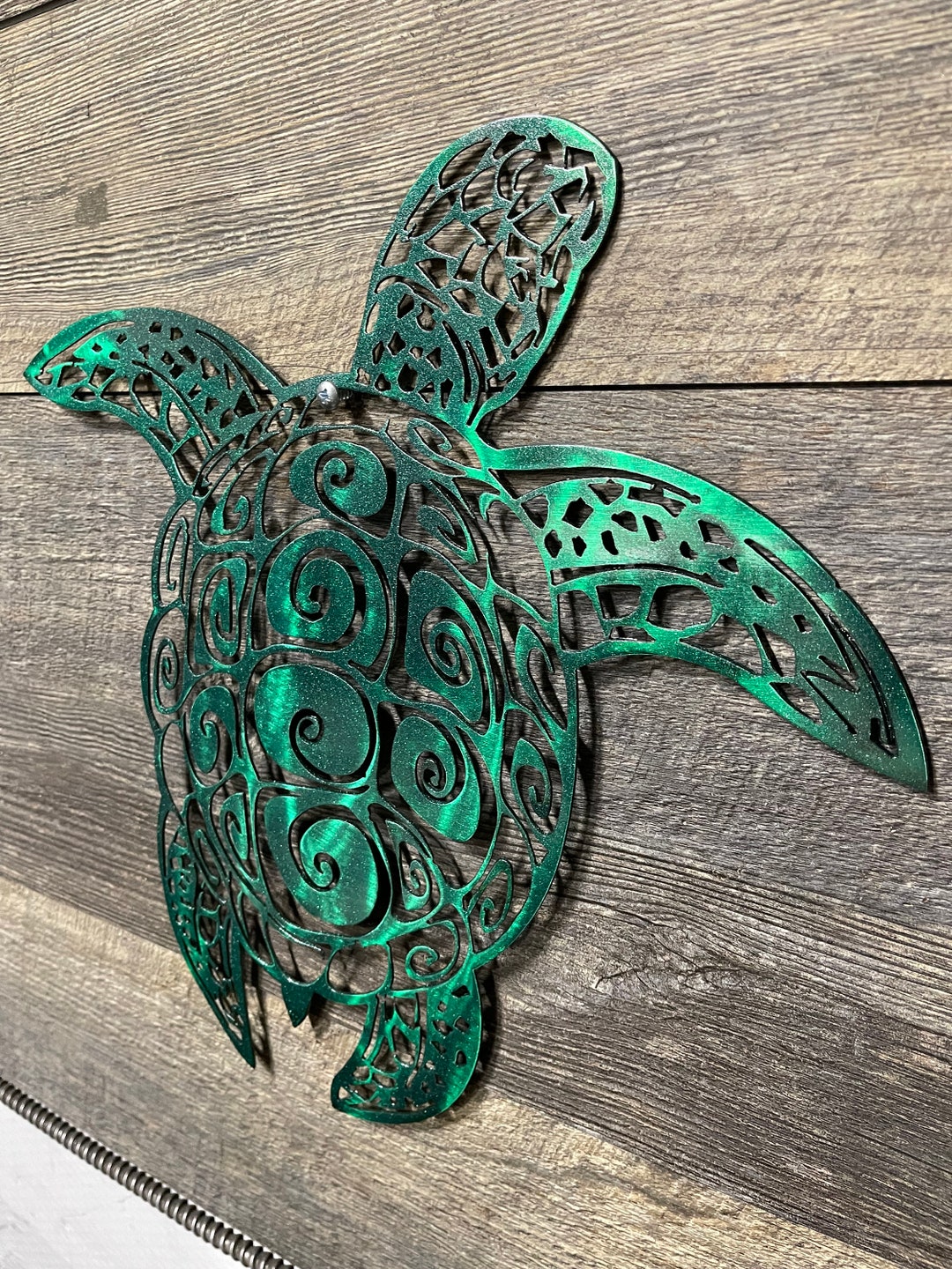 Metal Sea Turtle Sign for Beach House Pool Rental Decor Mothers Day ...