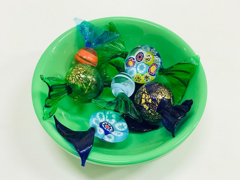 Murano Glass Hard Candies of Three Styles Italian Art Glass - Etsy