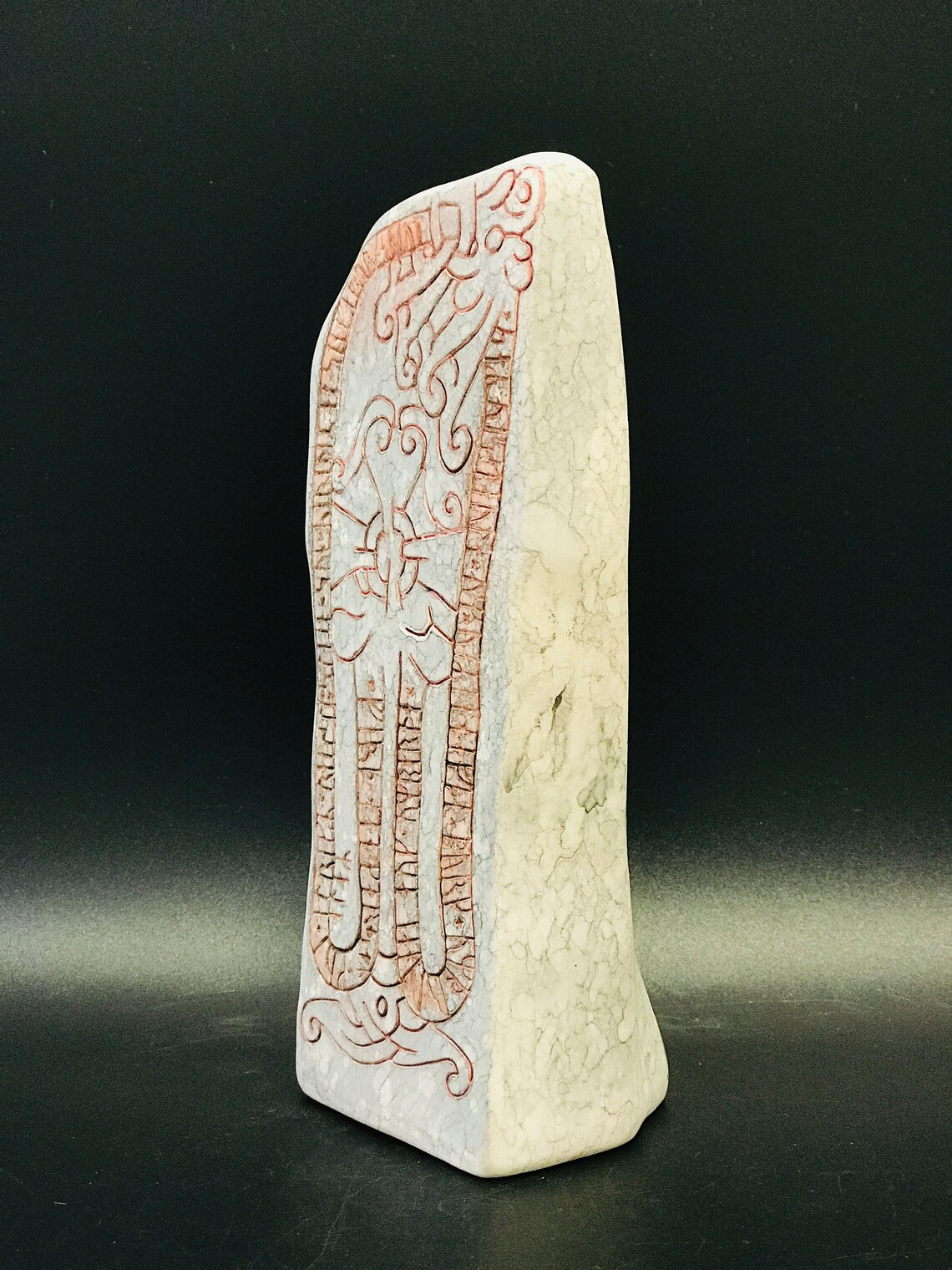 Ceramic Runestone Sculpture With Runic Inscription, Magnus Berg ...