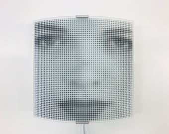 Glass Wall Sconce Face - Etsy