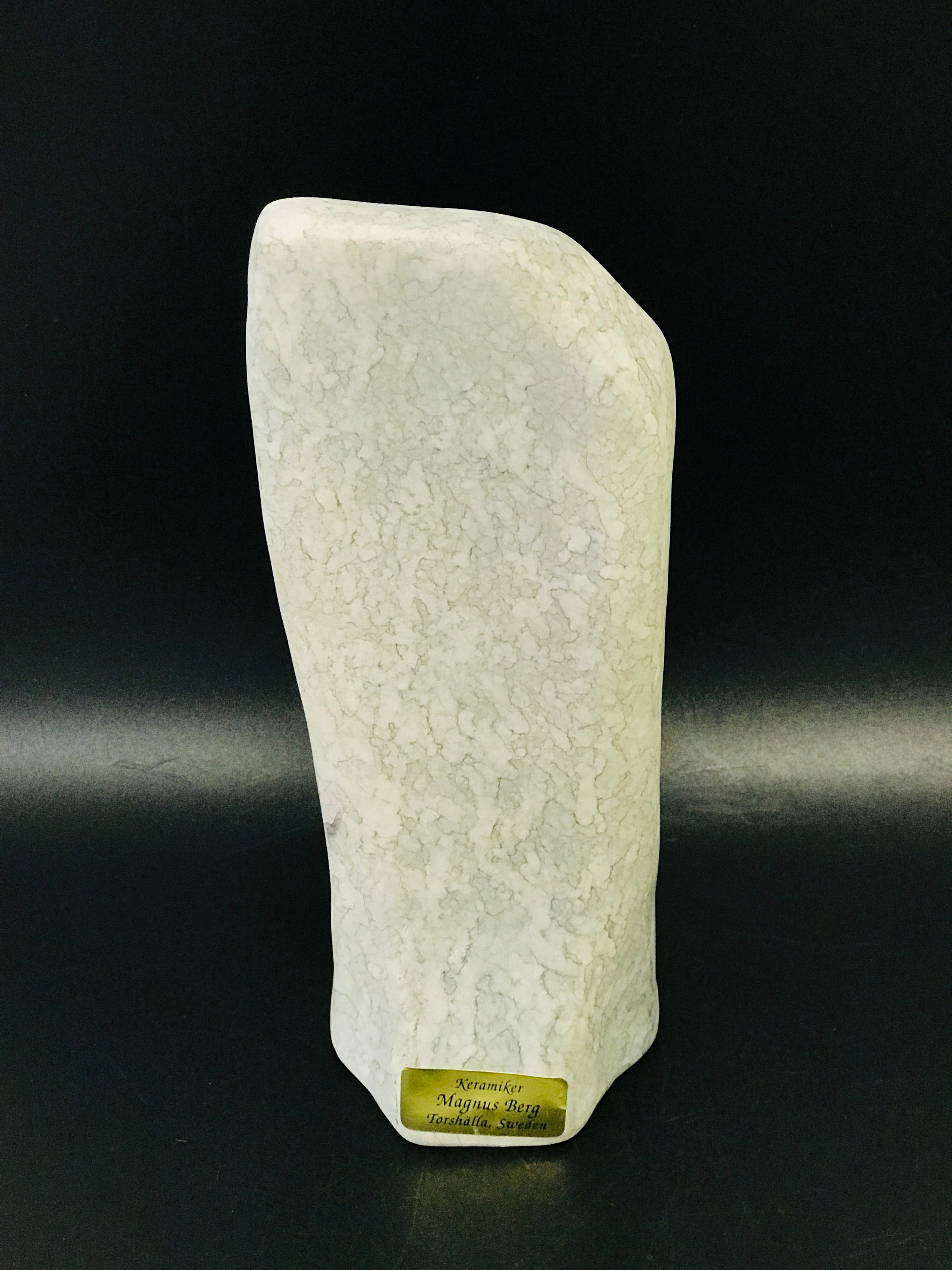 Ceramic Runestone Sculpture With Runic Inscription, Magnus Berg ...