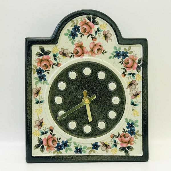 Ceramic House Wall Clock - Etsy
