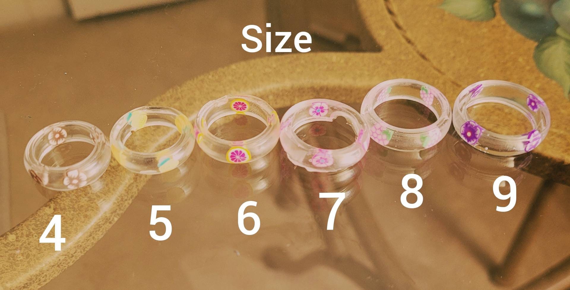 Custom Resin Rings - Etsy