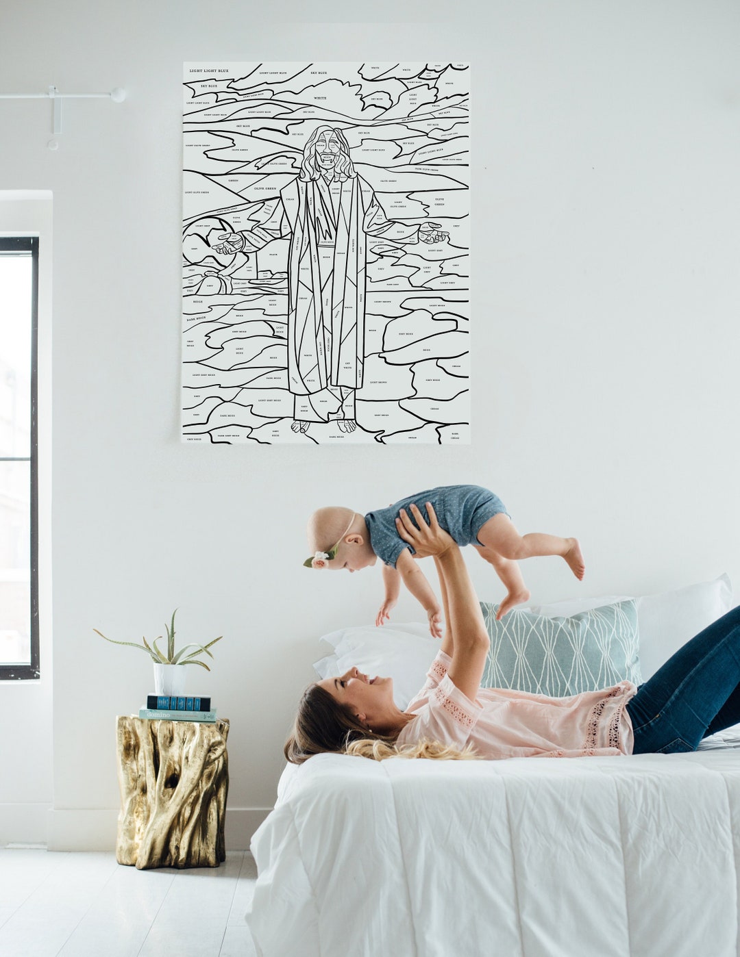 Paint by Number - "he is Risen" Jesus Christ - LDS Artwork - 4 Sizes of ...