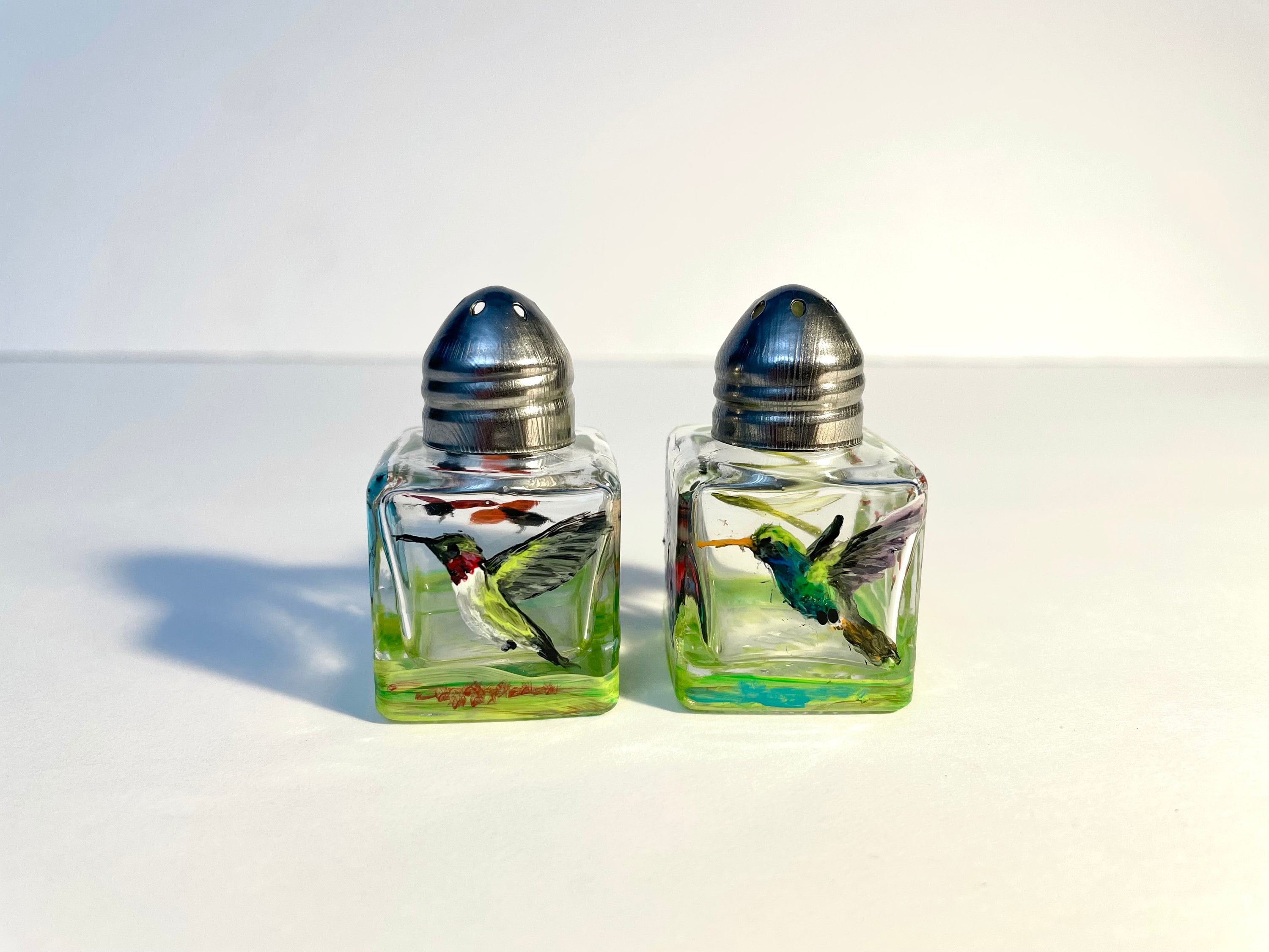 Hummingbird Butterfly Dragonfly Mini Salt Pepper Shaker 2.0 Height X 1. ...