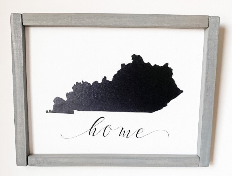 Personalized State Sign Personalized Home State Sign Custom - Etsy