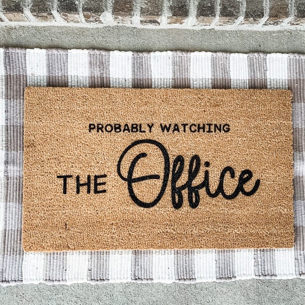 The Office Doormat - Etsy