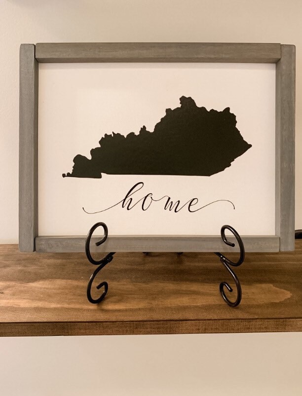 Personalized State Sign Personalized Home State Sign Custom - Etsy