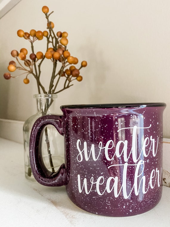 Sweater Weather Mug Coffee Mug Custom Coffee Mug Fall | Etsy