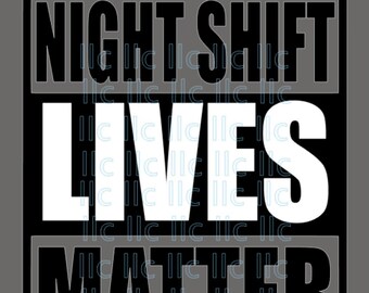Night Shift Svg - Etsy
