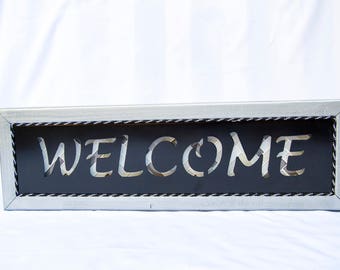 Mosaic Tile Welcome - Etsy