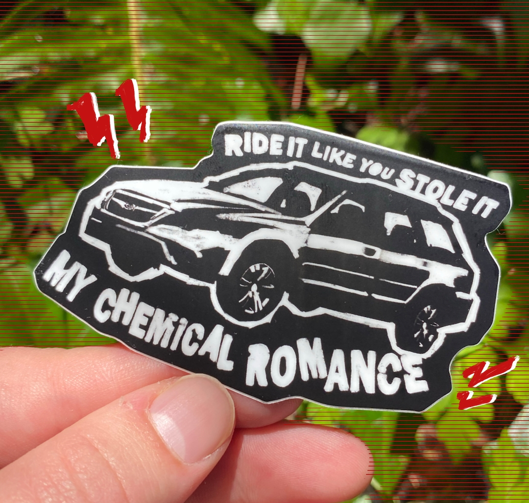 Ride It Like You Stole It 3" Vinyl Sticker - Etsy