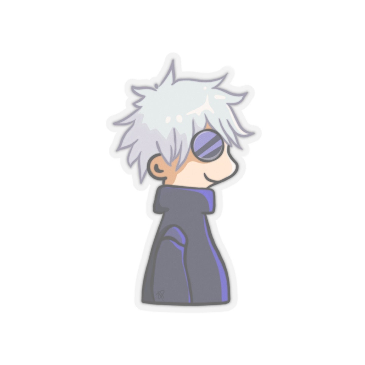 Gojo Kiss-cut Sticker, Chibi Gojo Satoru, Jujustsu Kaisen Gift, Anime ...