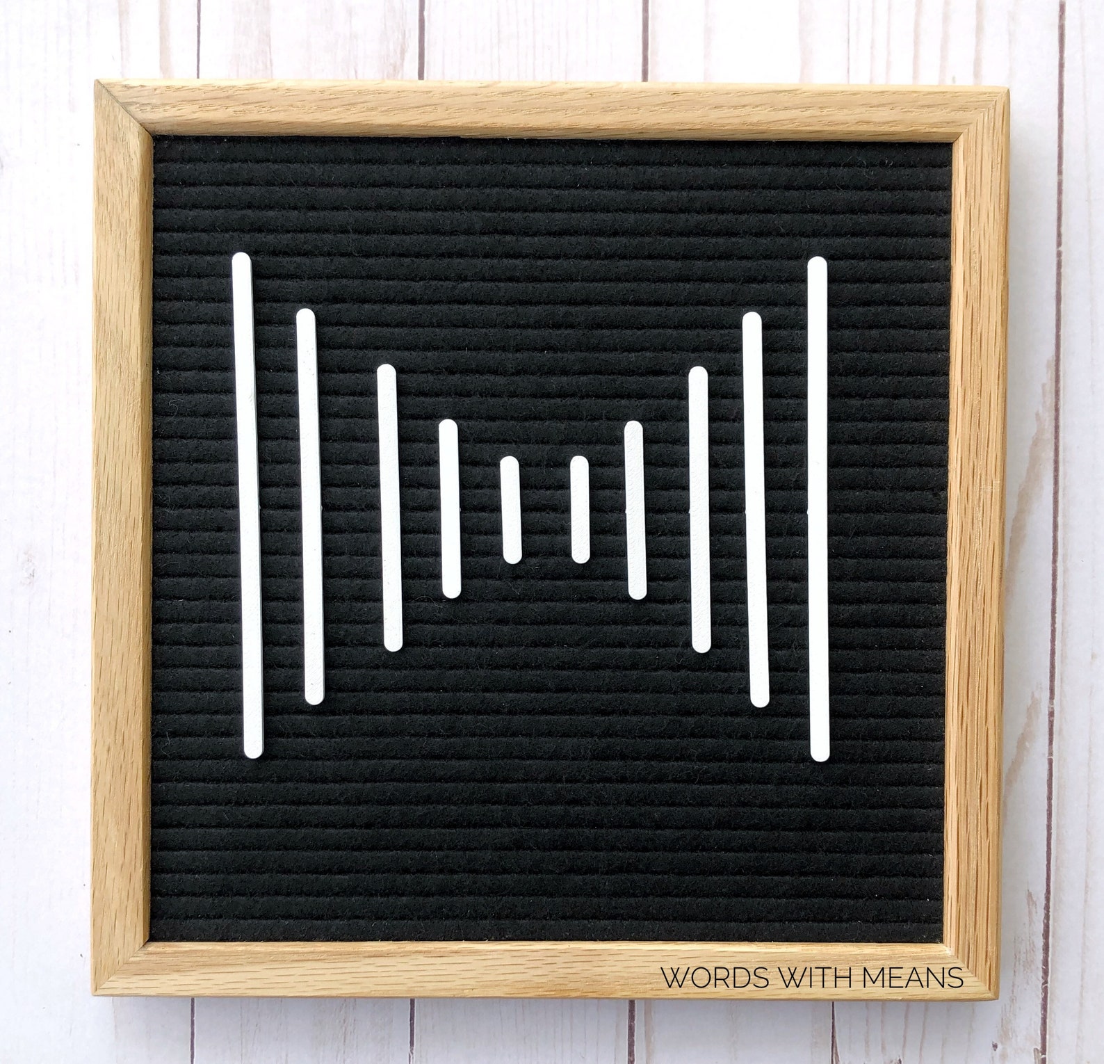 Bold Vertical Lines for Letterboard and Feltboard, Vertical Letterboard ...