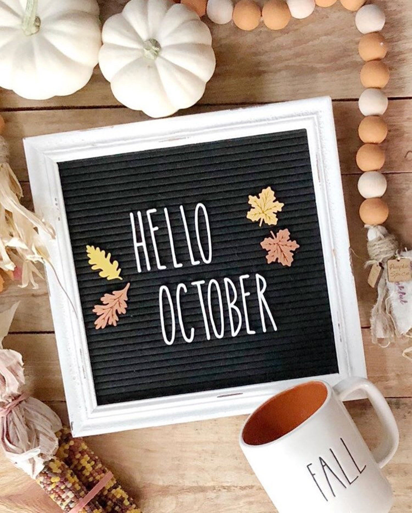 Fancy Fall Leaves Set Letterboard Leaves Shimmery Fall - Etsy