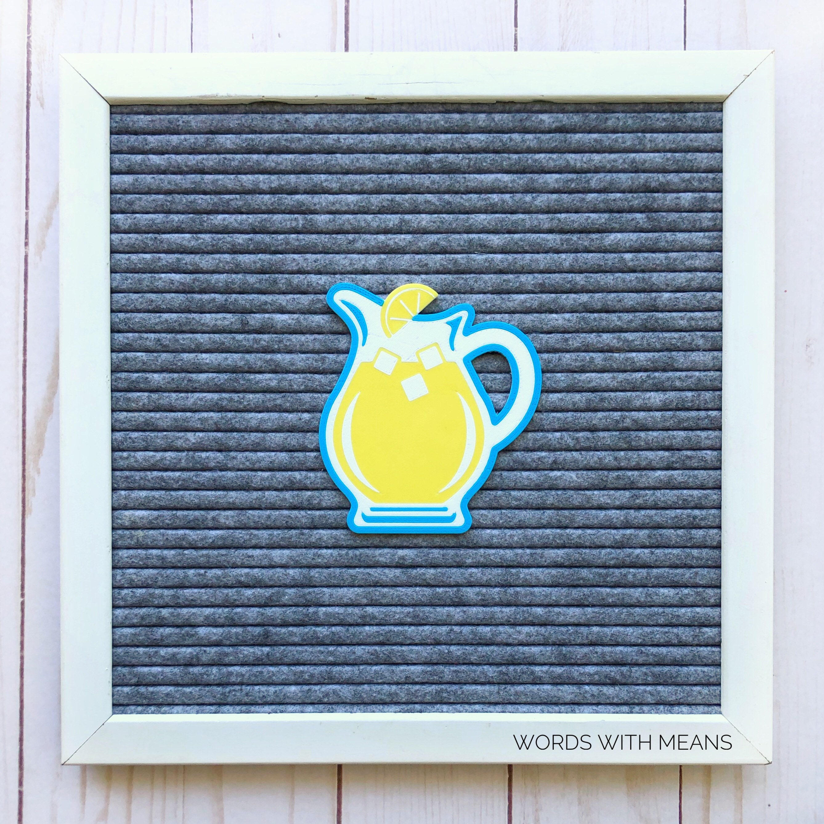 Lemonade Pitcher Icon Letterboard Lemonade Lemonade - Etsy