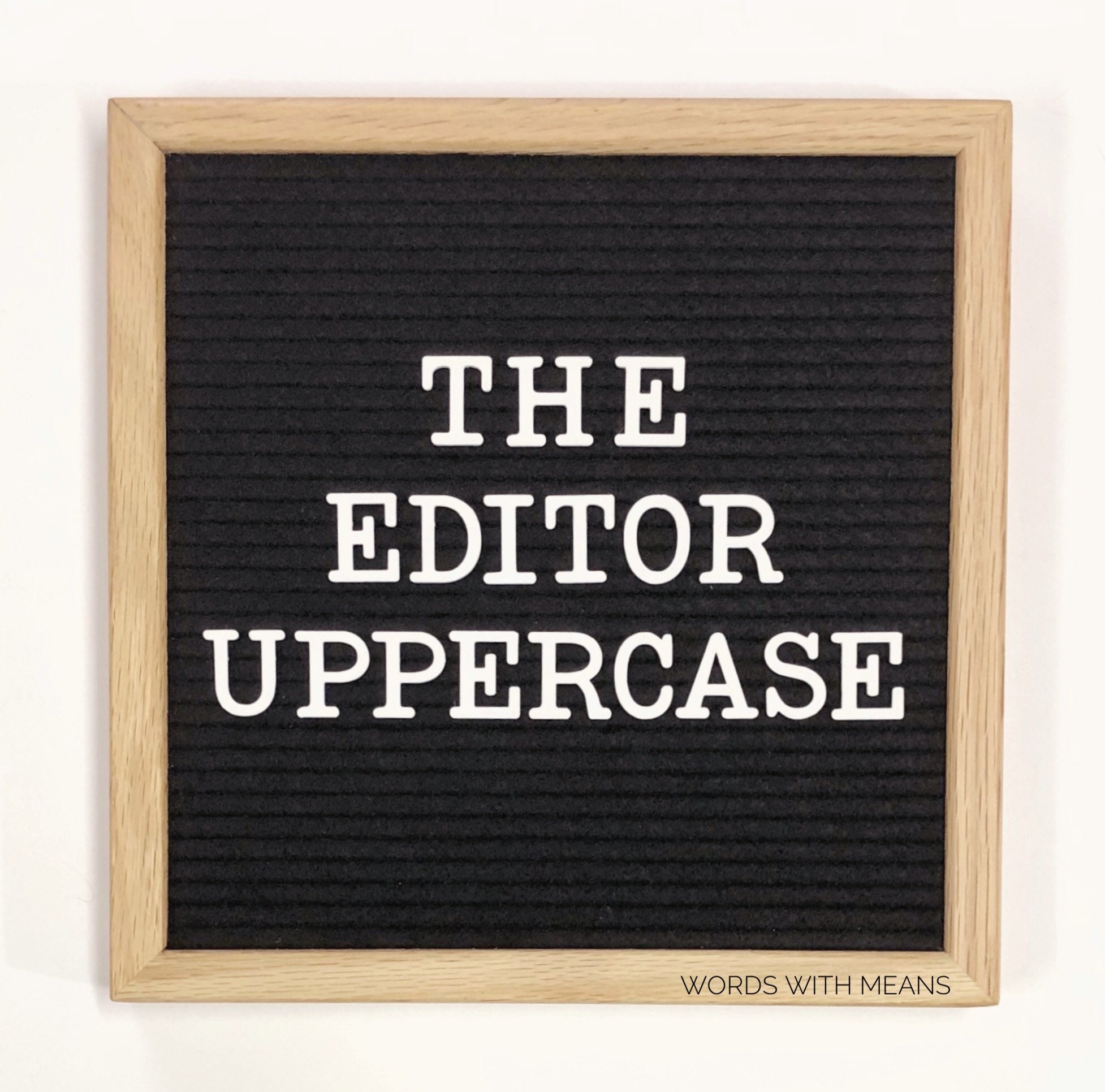 Magnolia Uppercase Letterset letterboard alphabet letter sign ...