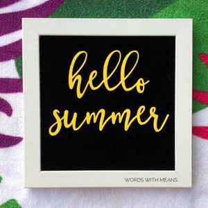 Cursive Hello Summer for Letterboards Cursive Letterboard - Etsy