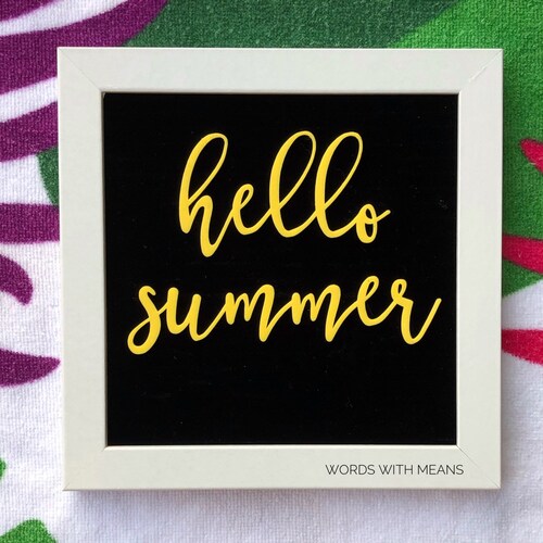 Cursive Hello Summer for Letterboards Cursive Letterboard - Etsy
