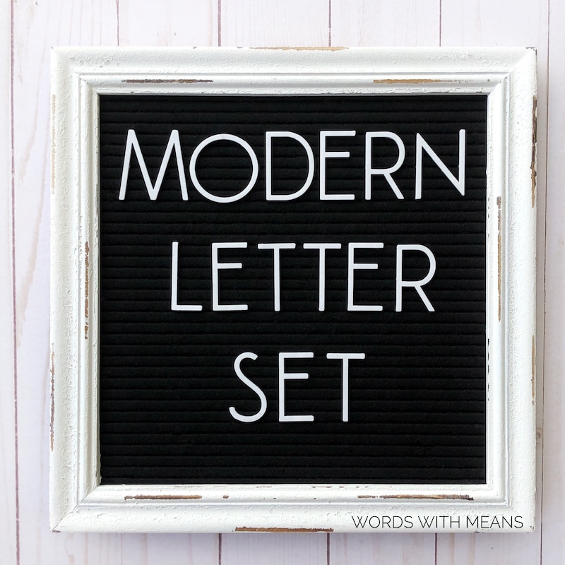 Modern Letters - Etsy