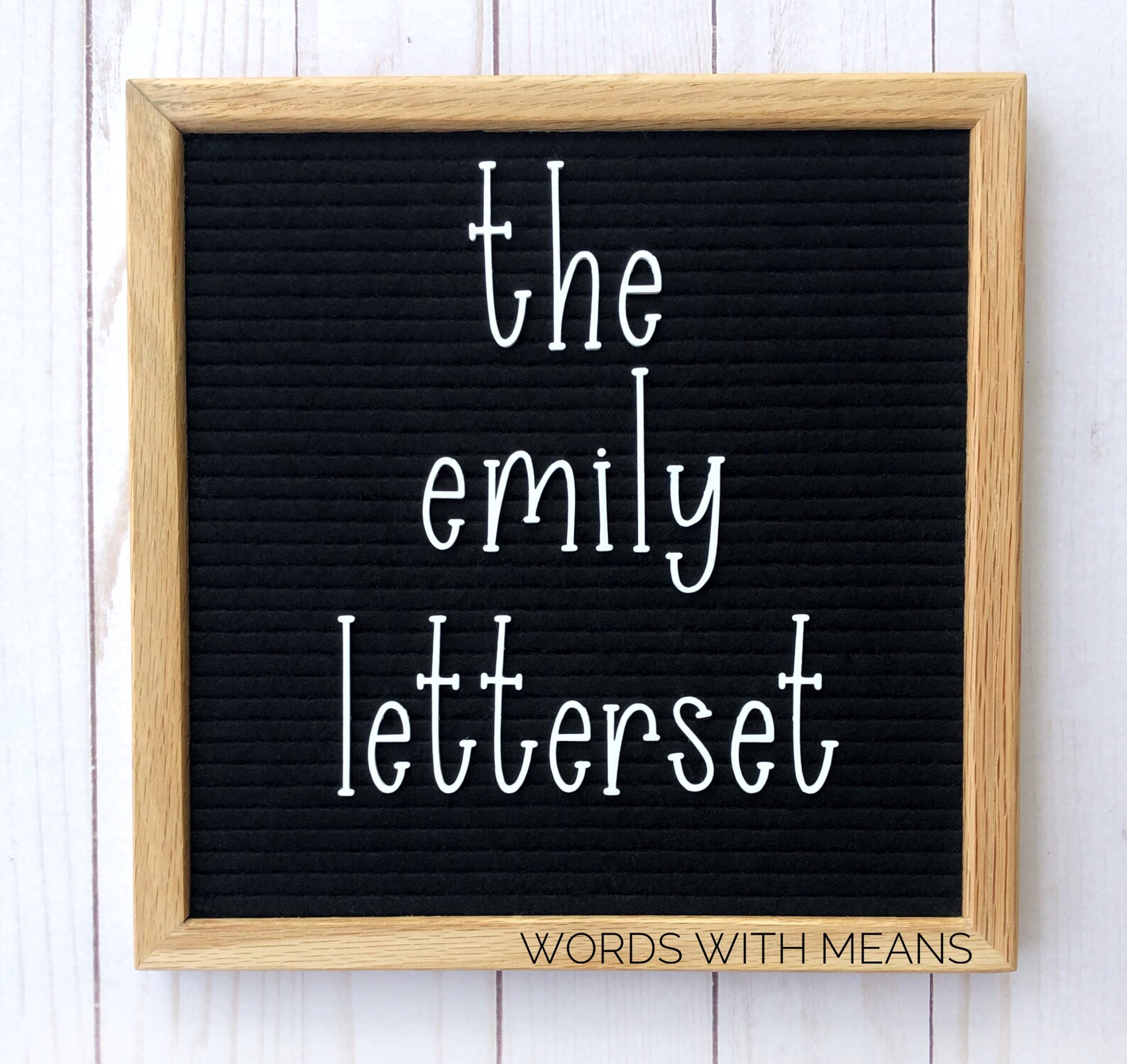 The Emily Letterset Letterboard Letters Feltboard Letters - Etsy