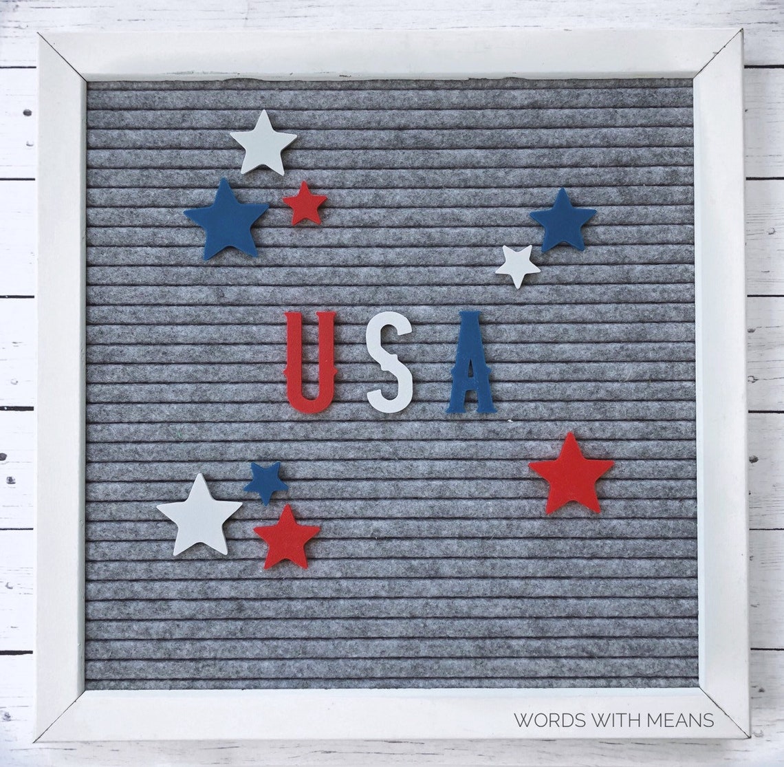 Fourth of July Stars Set for Letterboard Letterboard Stars | Etsy