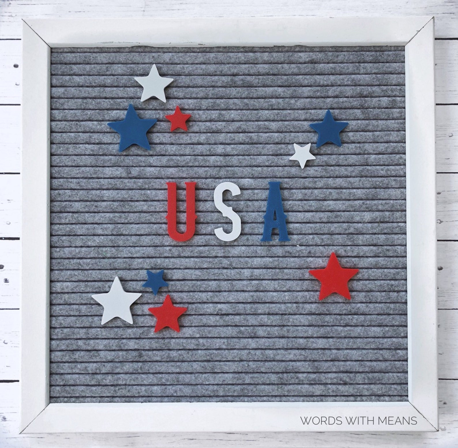 Fourth of July Stars Set for Letterboard, Letterboard Stars, Fourth of ...