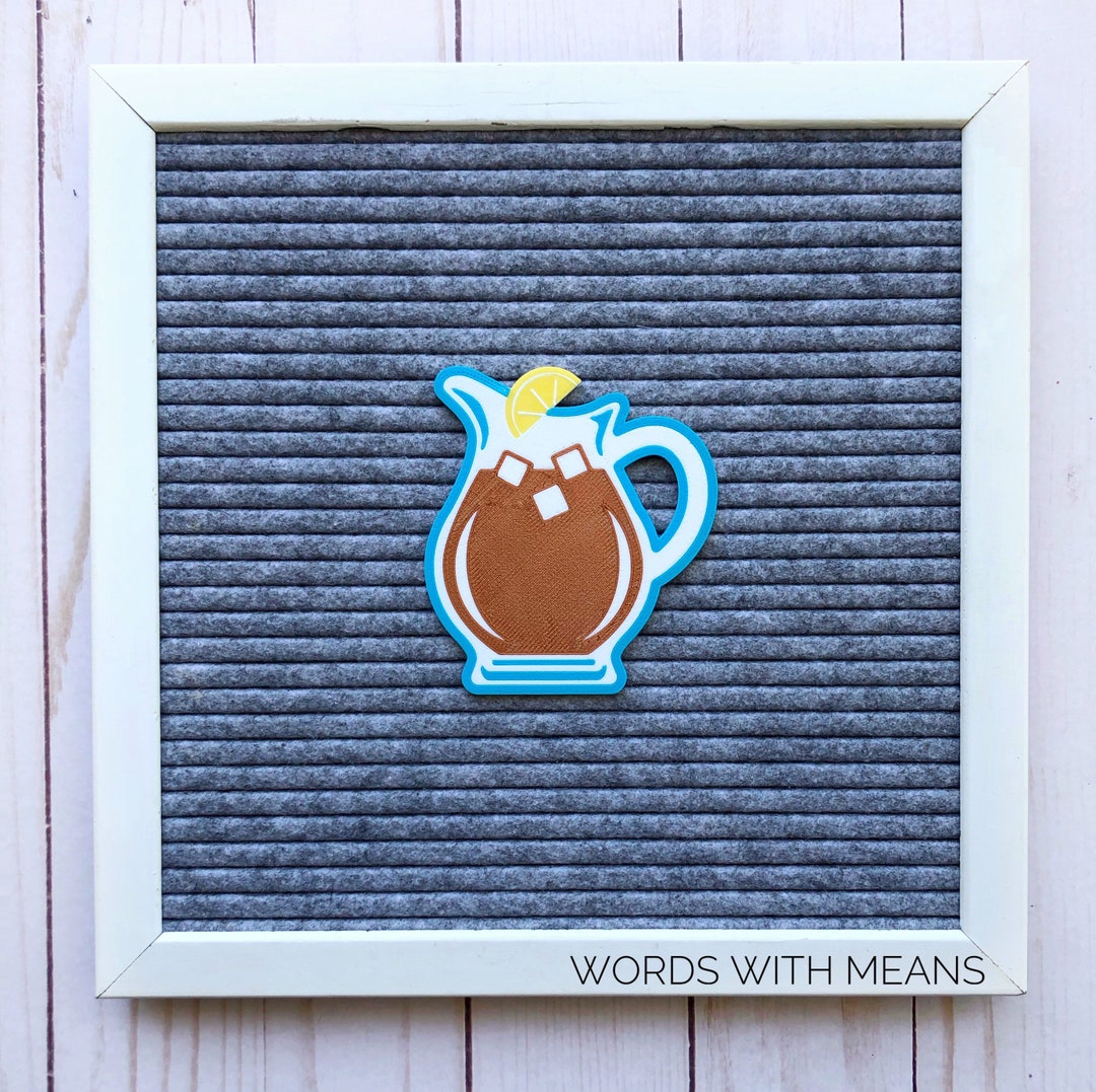 Tea Pitcher Letterboard Icon, Sweet Tea Sign, Letterboard Accessories ...