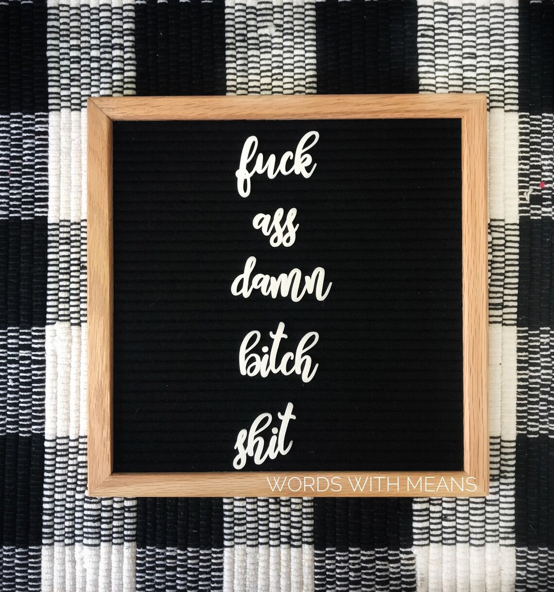 Curse Words for Letterboads and Feltboards - Etsy