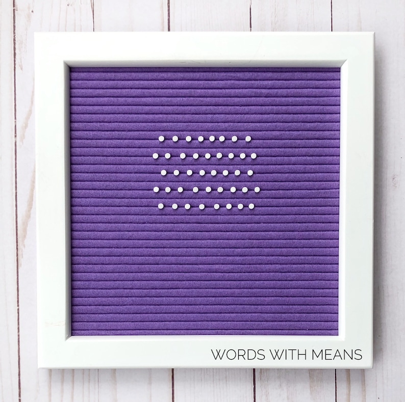 Small Dots Set for Letterboards and Feltboards Letterboard - Etsy