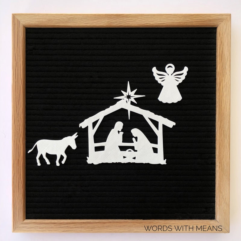 Nativity Scene Bulletin Board - Etsy