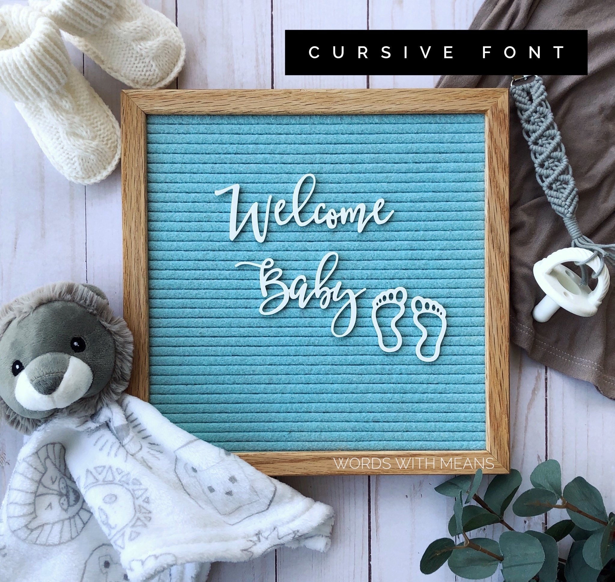 Welcome Baby Set for Letterboards and Feltboards Baby - Etsy