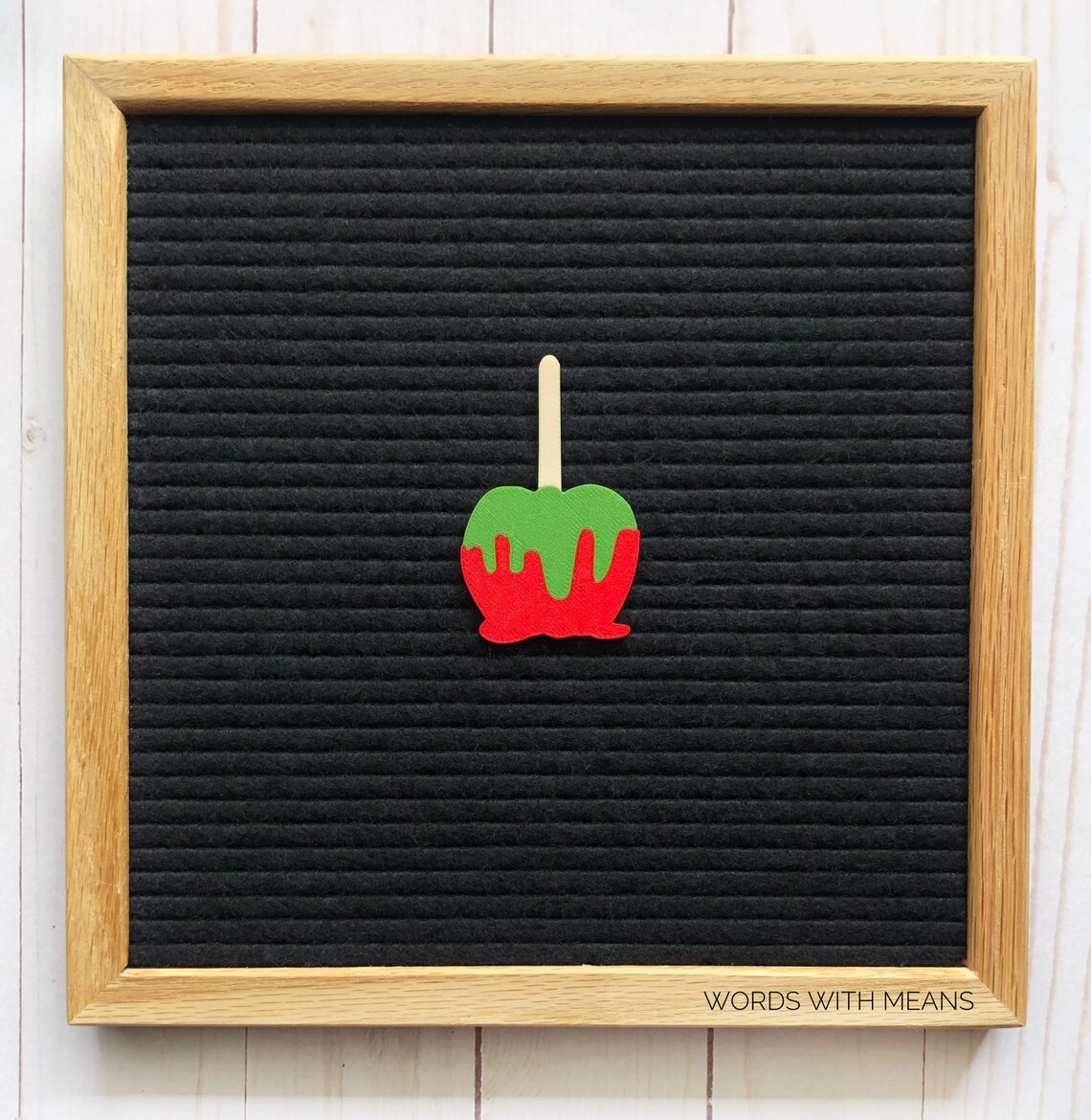 Candy Apple Icon for Letterboard and Feltboard, Candy Apple Sign ...