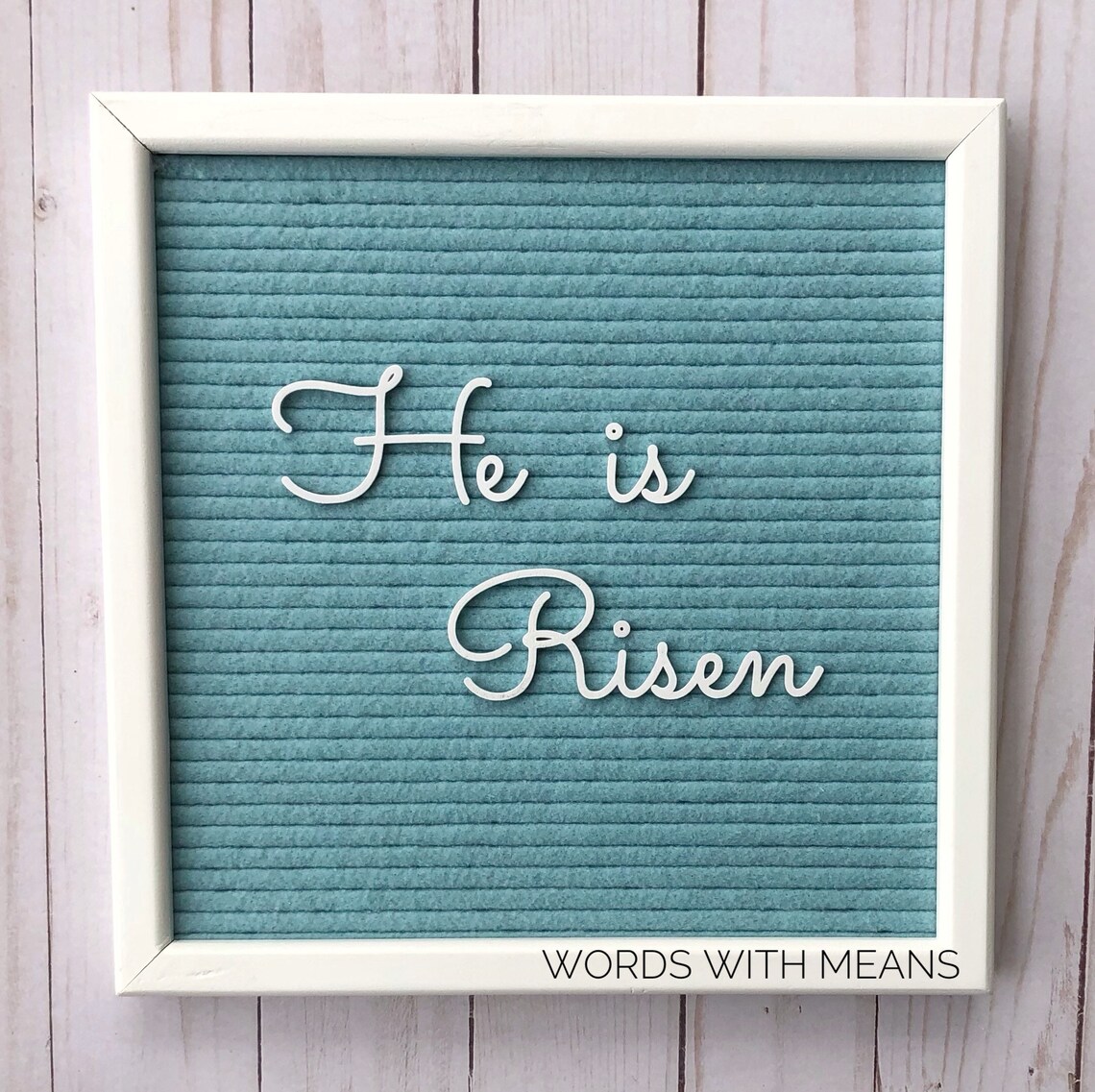 He is Risen Cutesy Cursive Letterboard Word, Letterboard Accessories ...