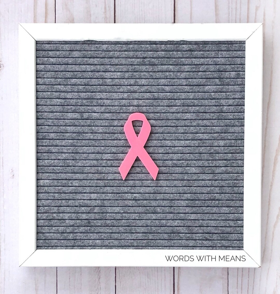 Cancer Support Ribbon Icon for Letterboards and Feltboards, Letterboard ...