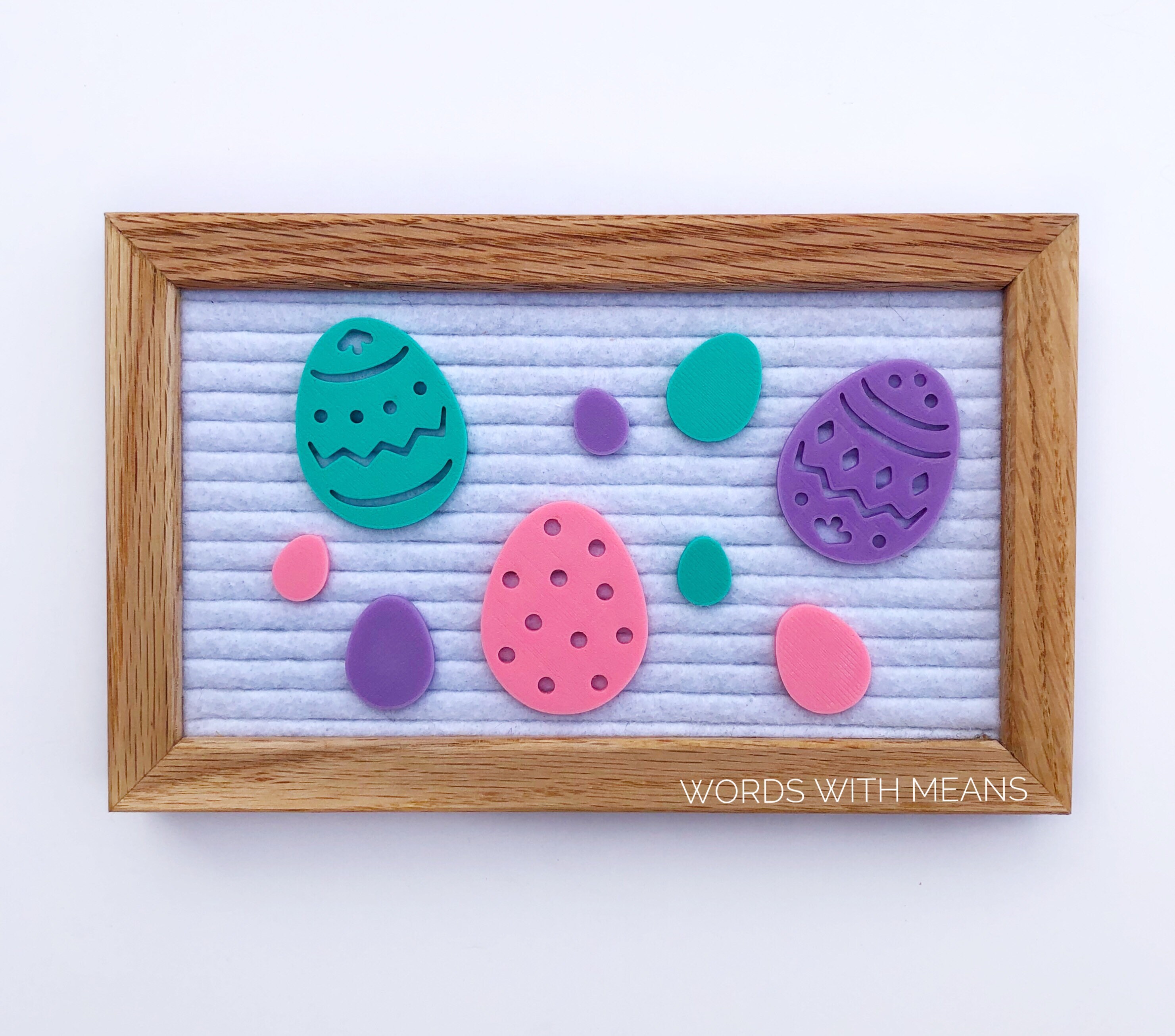 Easter Egg Icons for Letterboards and Feltboards - Etsy