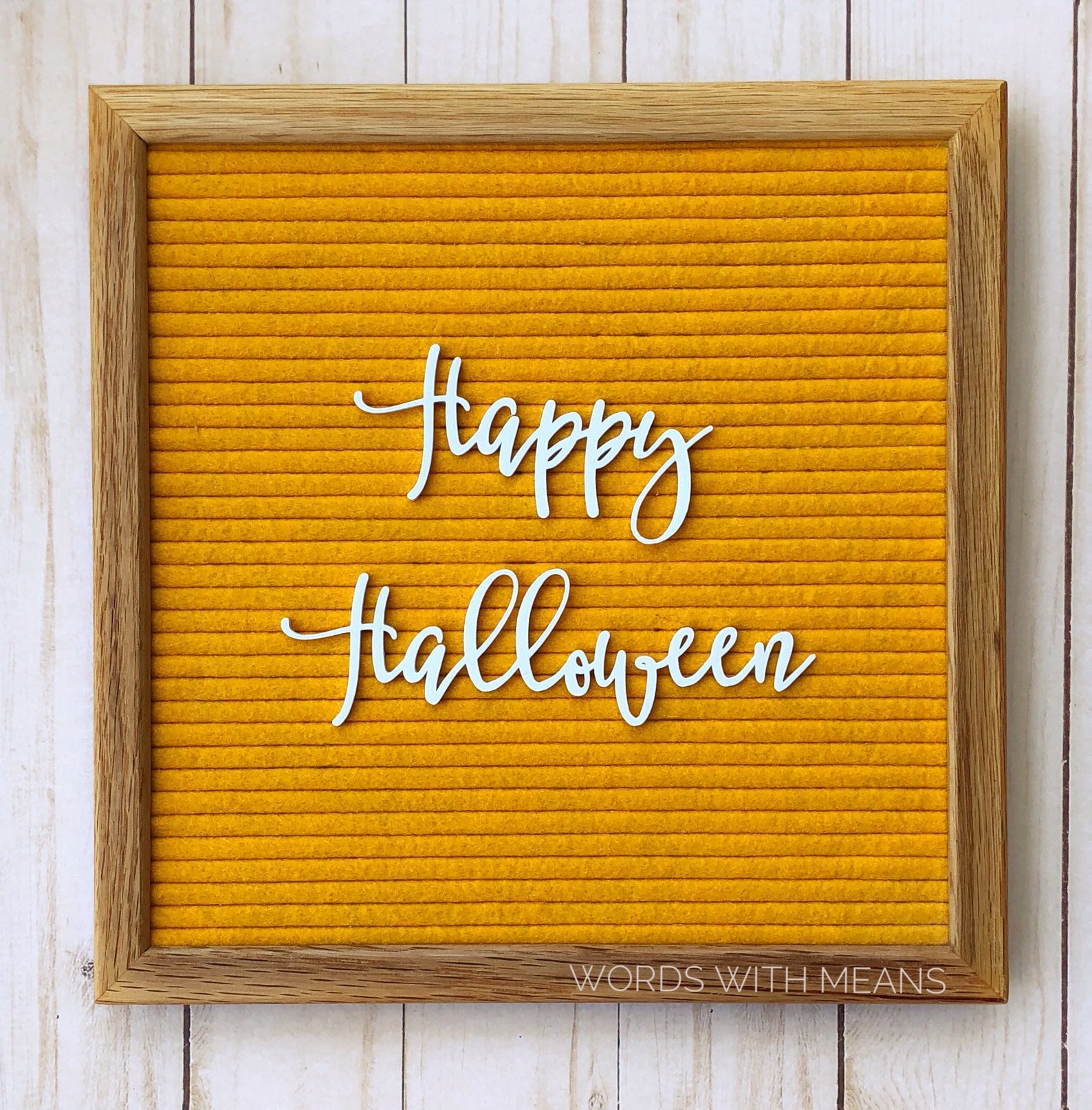 Happy Halloween Cursive Script Letters for Letterboard and - Etsy