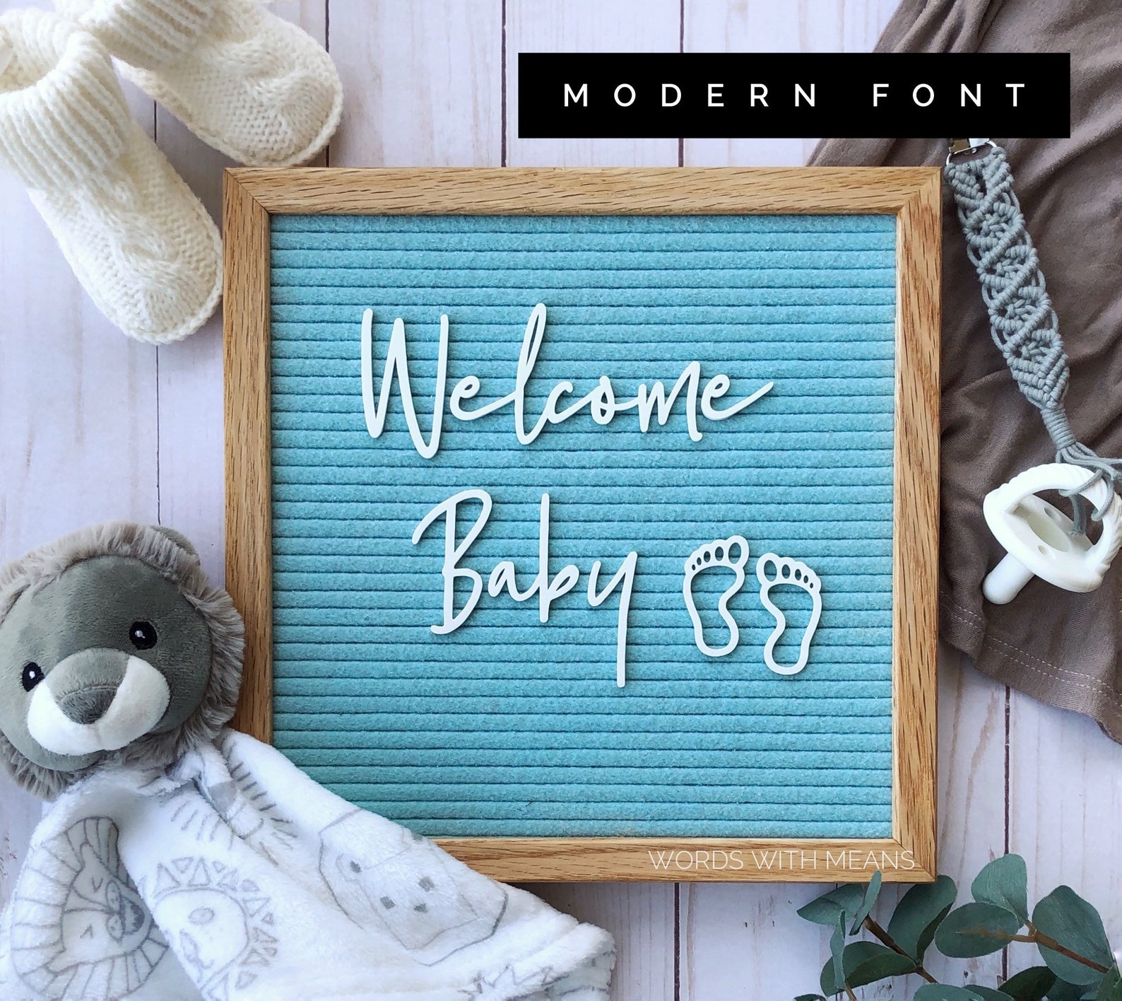 Welcome Baby Set for Letterboards and Feltboards Baby - Etsy