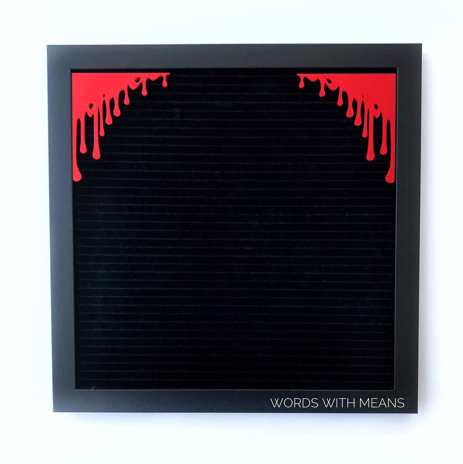 Bloody Corner Icons, Letter Board, Halloween Letterboard, Feltboard ...