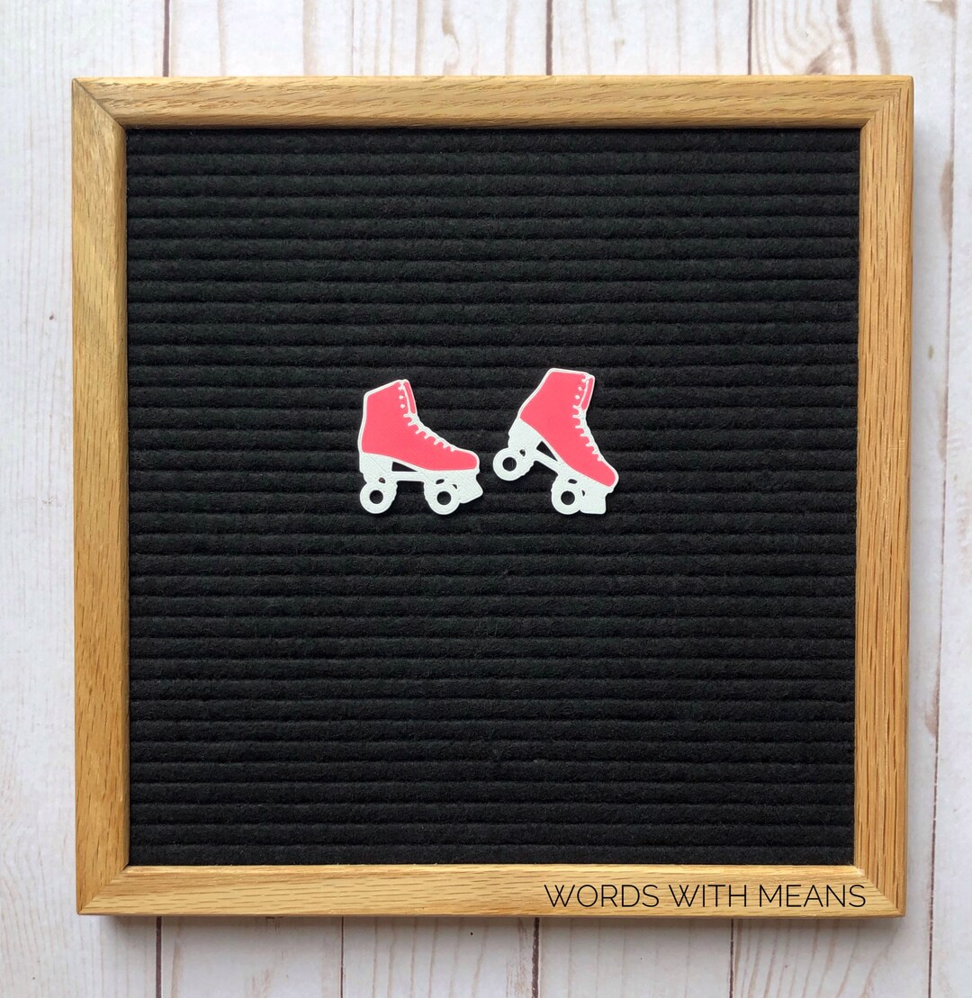 Roller Skates Letterboard Icons, 80s Party Decor, 90s Party Decor ...