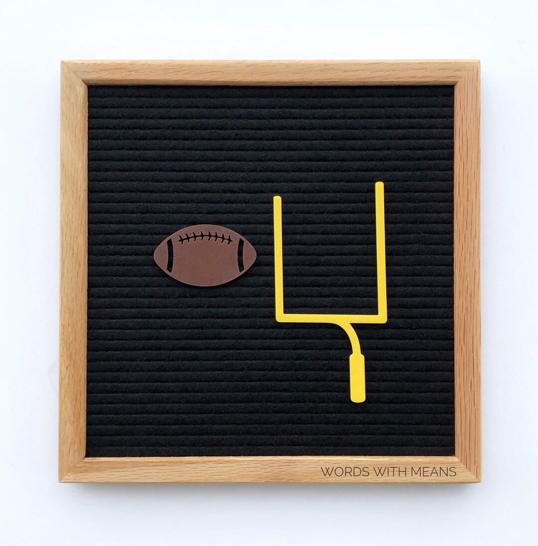 Football Icon Set for Letterboards and Fetlboards, Football Sign ...