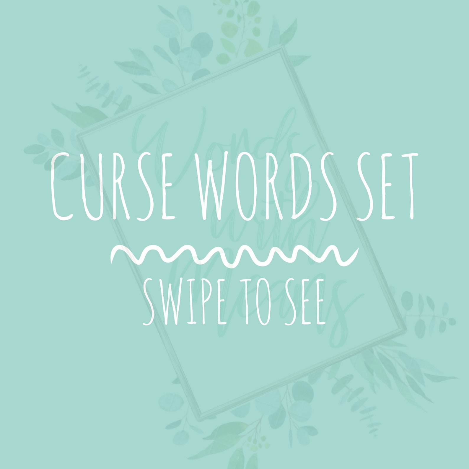 Curse Words for Letterboads and Feltboards - Etsy